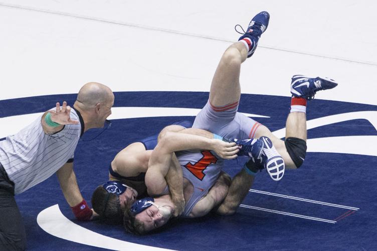 Penn State wrestling’s Mark Hall has impressive first weekend at Rec ...