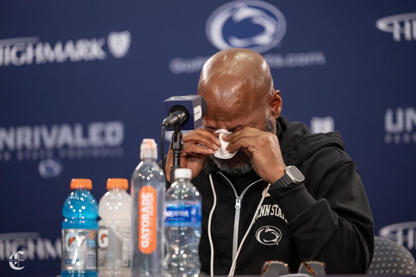 Terry Smith emotional in press conference days after 1st win | Penn ...