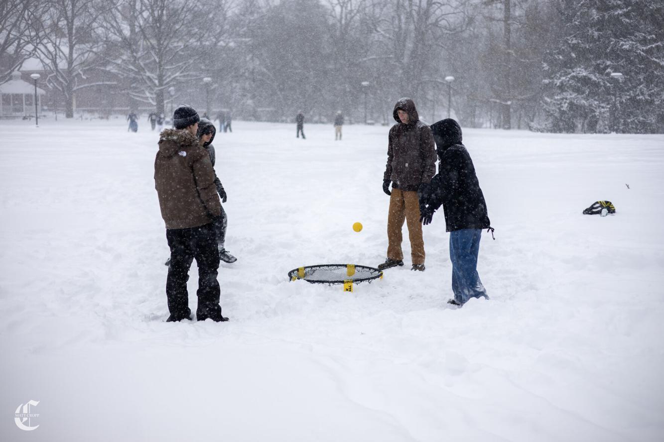 Snowday Feature, spike ball | | psucollegian.com