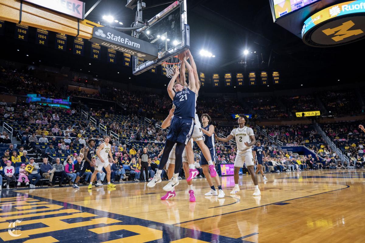 Assessing the development of Penn State center Justin Houser | Penn ...
