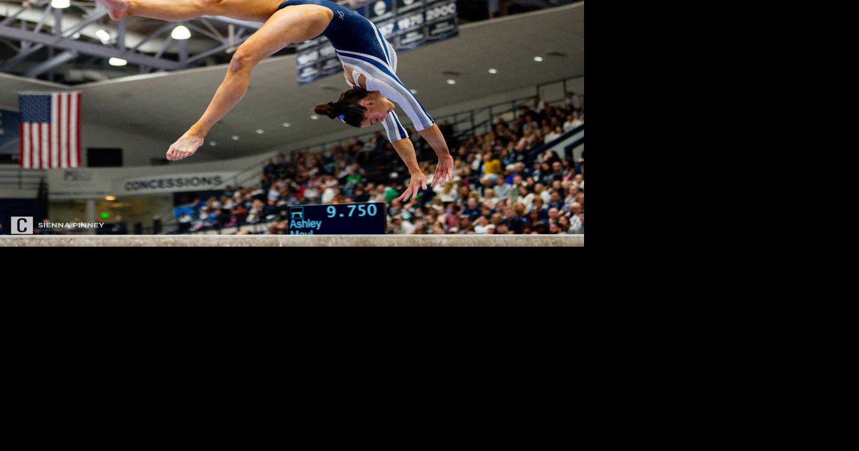 Women's Gymnastics Big 5, Kalea McElligott balance beam ...