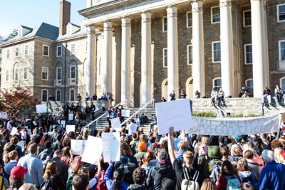 Penn State community participates in anti-Trump, #NotMyPresident ...
