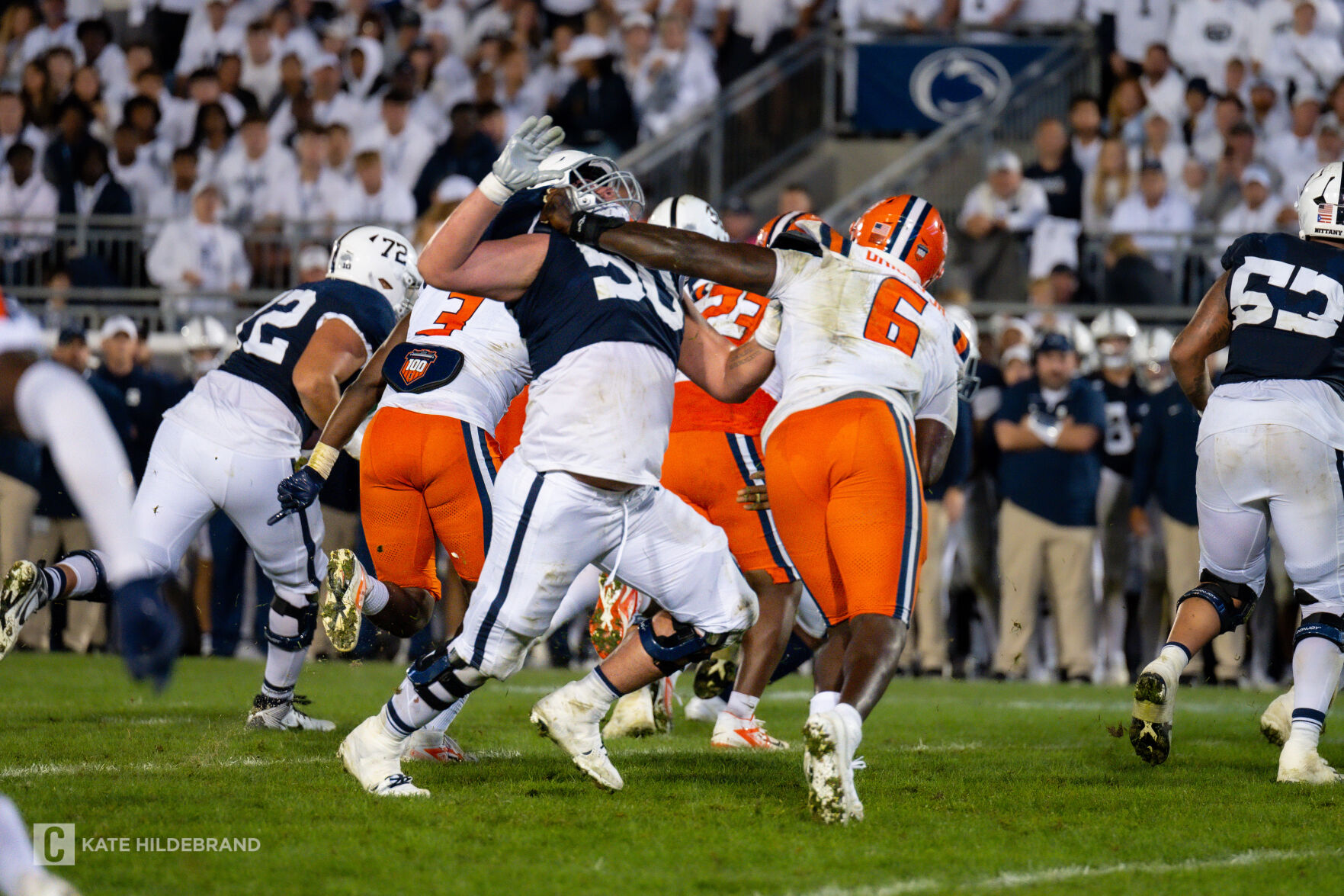 Penn State offensive line continues to compete through camp | Penn ...