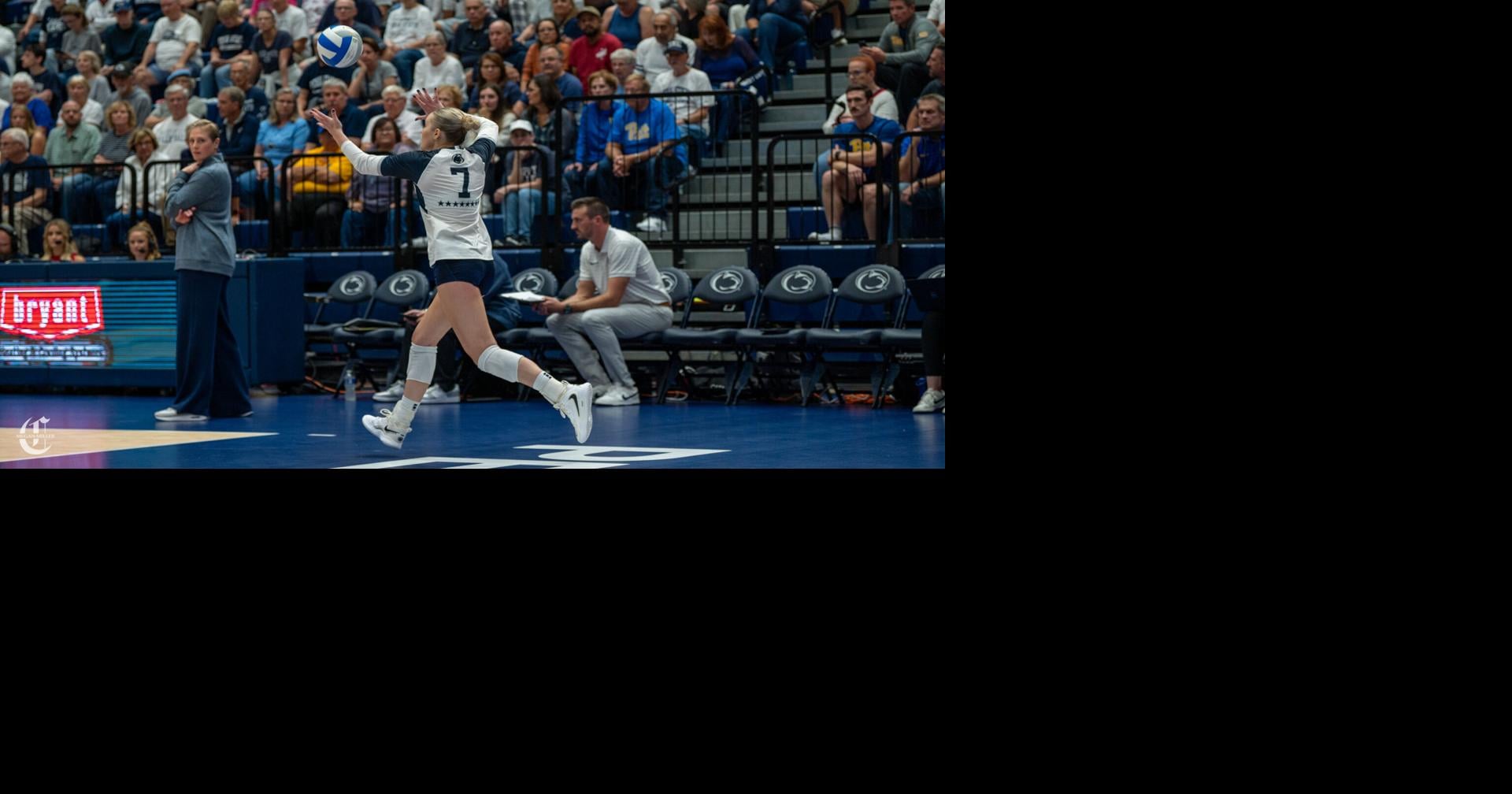 Women's Volleyball vs Pitt, Addie Lyon serves | | psucollegian.com