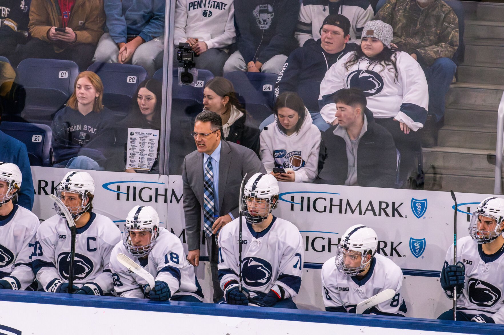 Guy Gadowsky responds to Wisconsin's Mike Hastings handshake | Penn ...