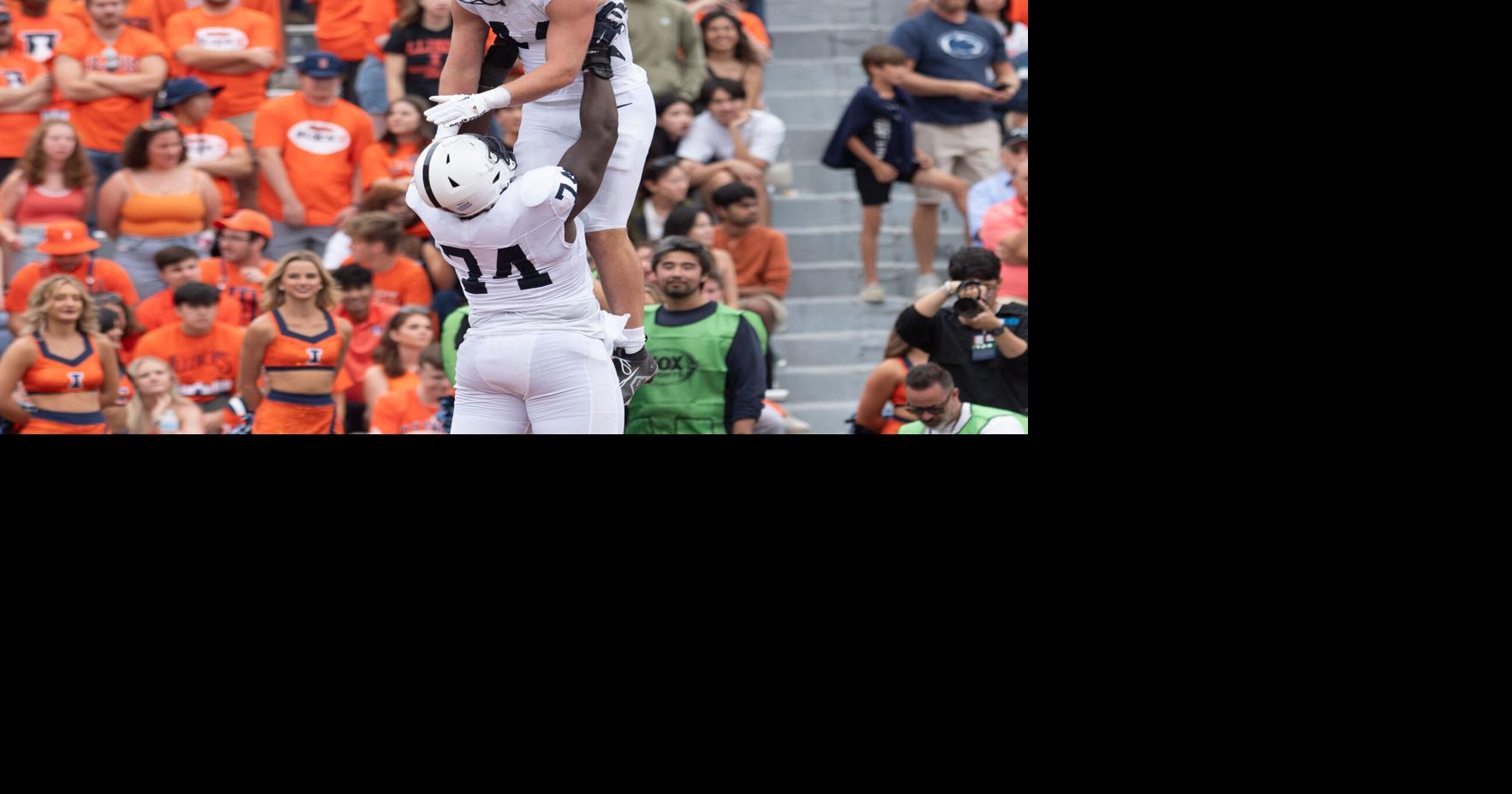 Penn State struggles in trenches, shields off Illinois in first road ...