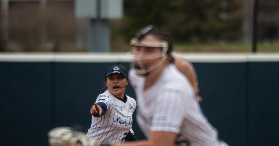 Penn State Softball vs Lehigh, Jiselle Hernandez and Bridget Nemeth ...