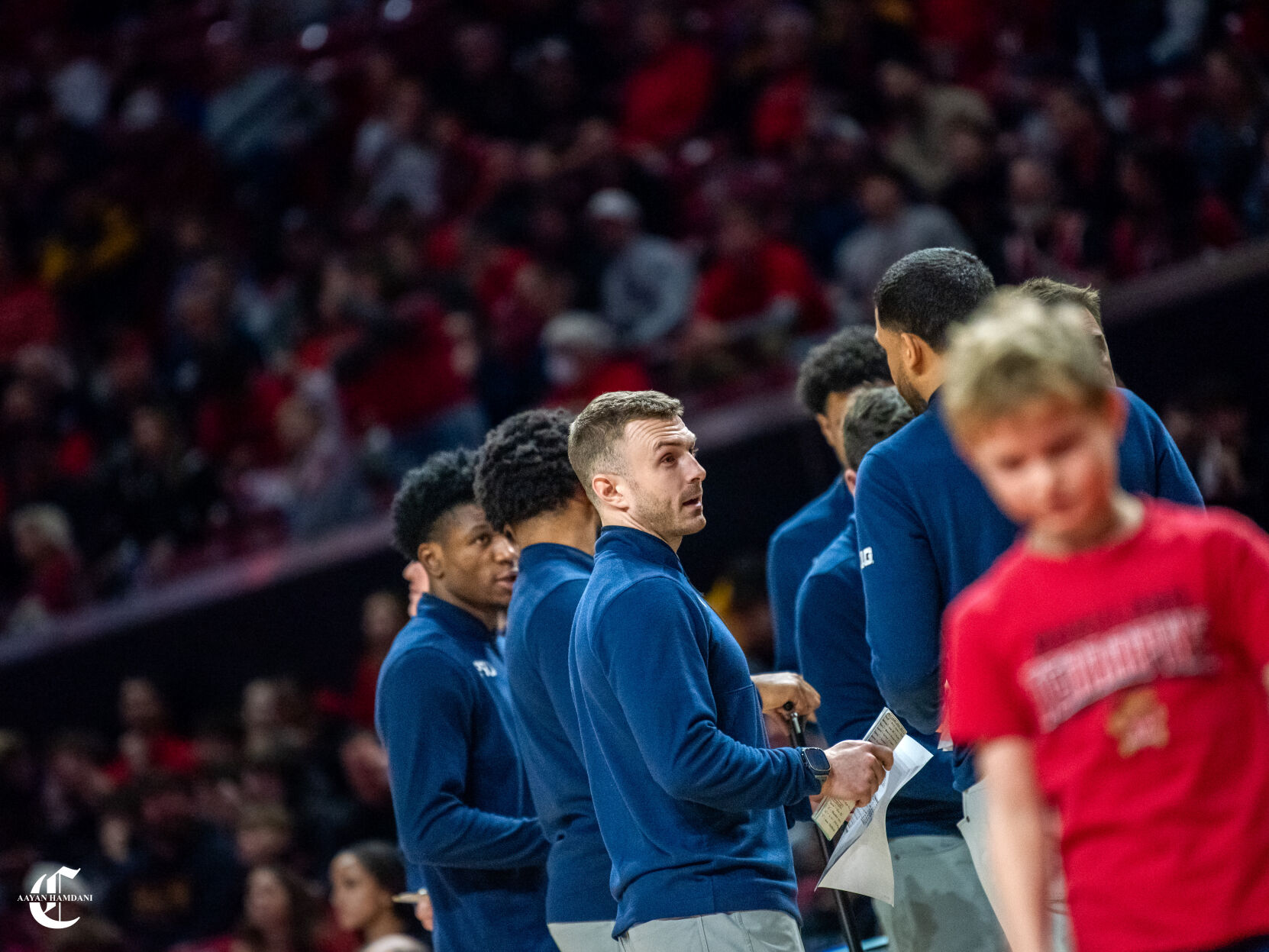 PSU Men's Basketball vs UMD, Conner huddle | | psucollegian.com