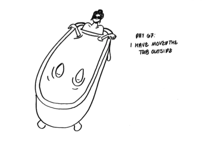 Quarantine cartoons: Self reflection in 2020 | | psucollegian.com