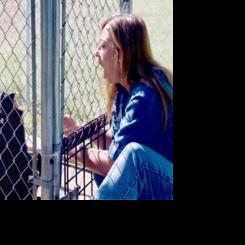 Deborah O'Shell Personality Profile: O'Shell playing with one of the ...