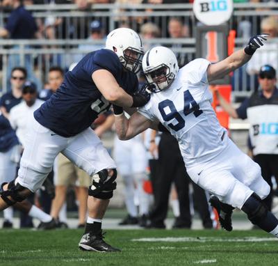 Defensive ends impress in Blue-White game | Penn State Football News ...