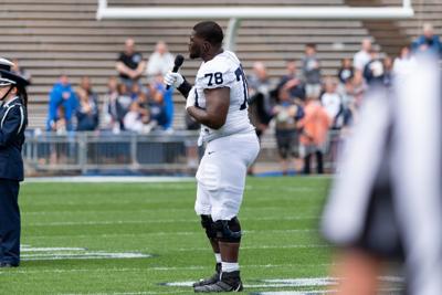 SEE IT: Penn State offensive lineman Golden Israel-Achumba performs ...