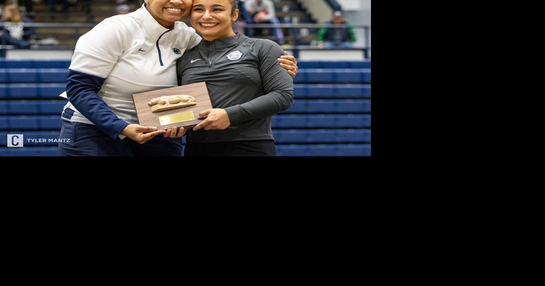Penn State Women's Gymnastics vs. Minnesota, Isabella Salcedo Receives Award | | psucollegian.com