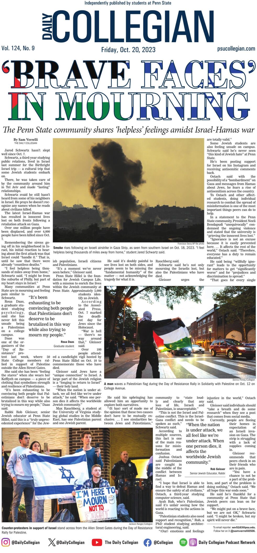 The Daily Collegian for Oct. 20, 2023 | Print Editions | Daily ...