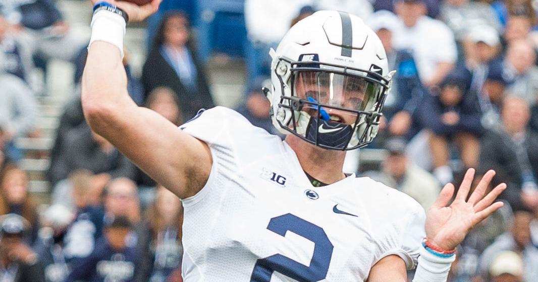 Penn State football’s Tommy Stevens shines as first team offense ...