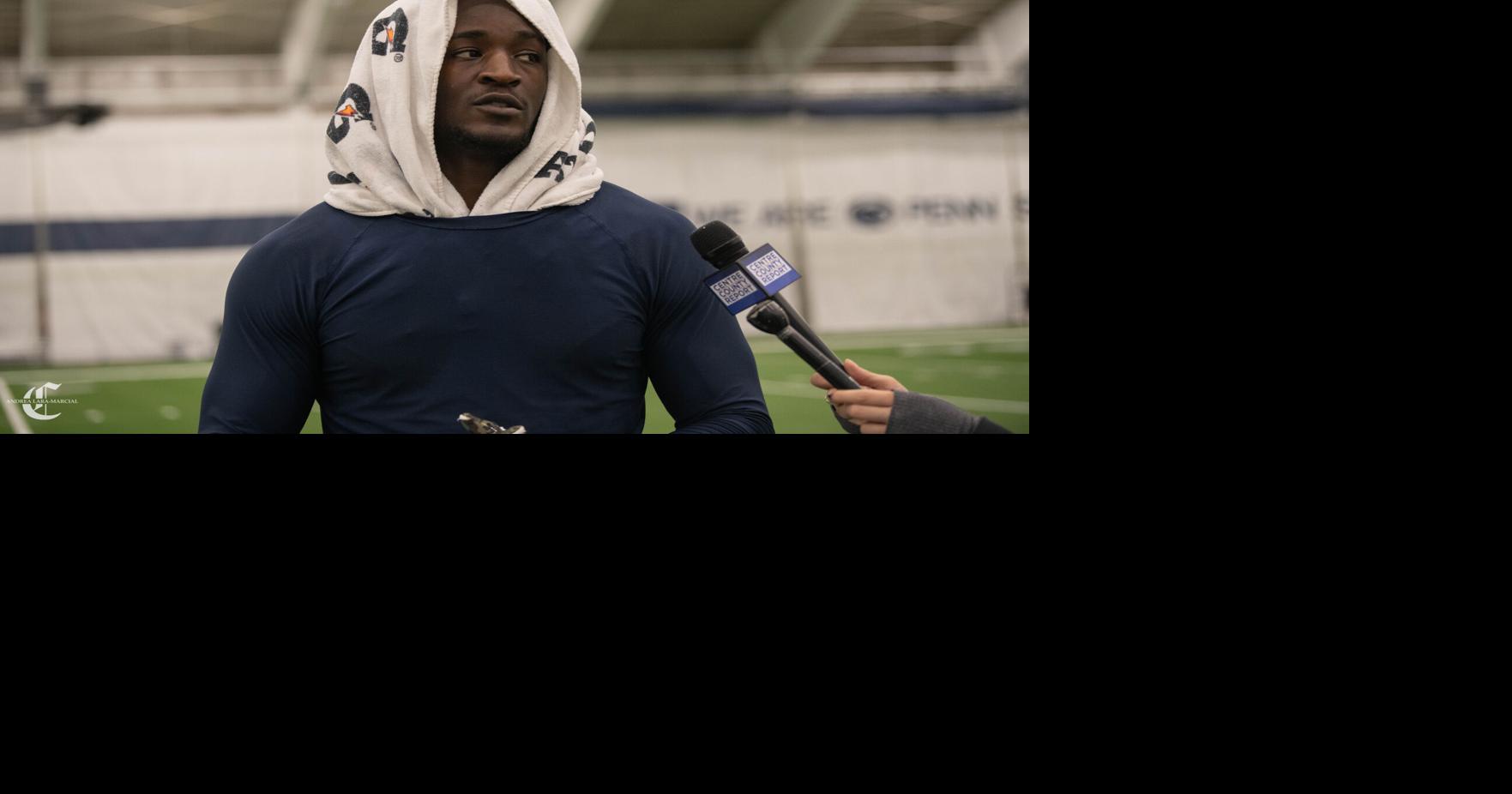 Football Presser 11/19, Khalil Dinkins looks | | psucollegian.com