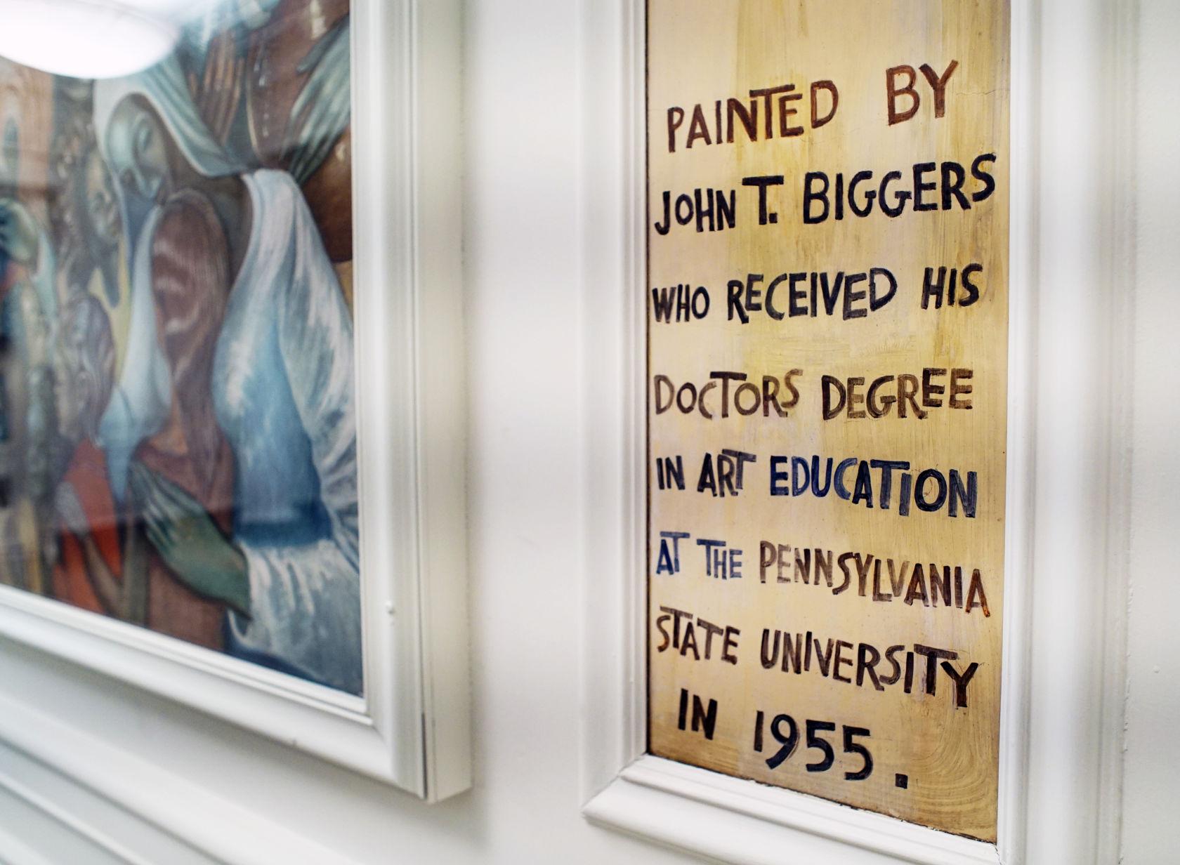 PHOTOS: Burrowes Building murals show off Penn State history ...