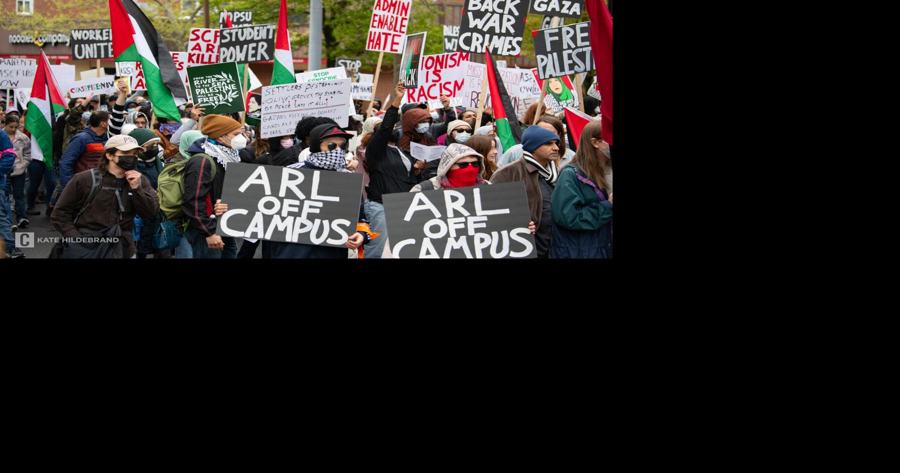 Penn State students, community march 'for a free Palestine ...