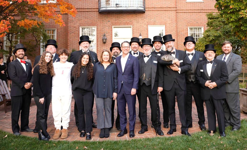 Gov. Shapiro welcomes Punxsy Phil, Inner Circle to start 100-day ...