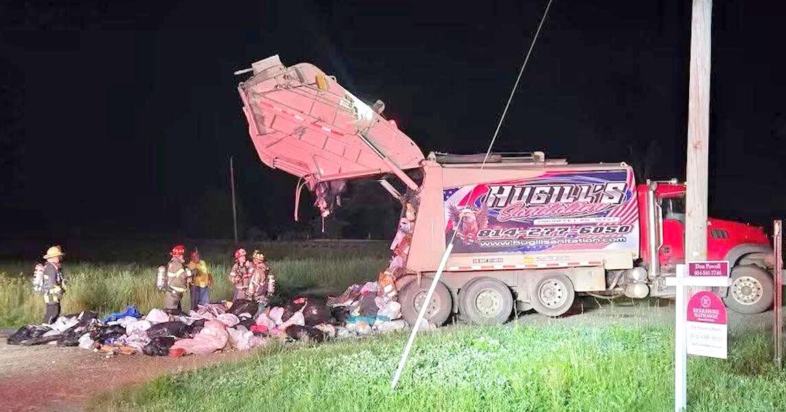 No injuries or damage when garbage truck’s load ignites | News ...