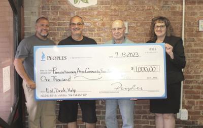 People’s Gas, Punxsy Pizza donate to community foundation | News ...