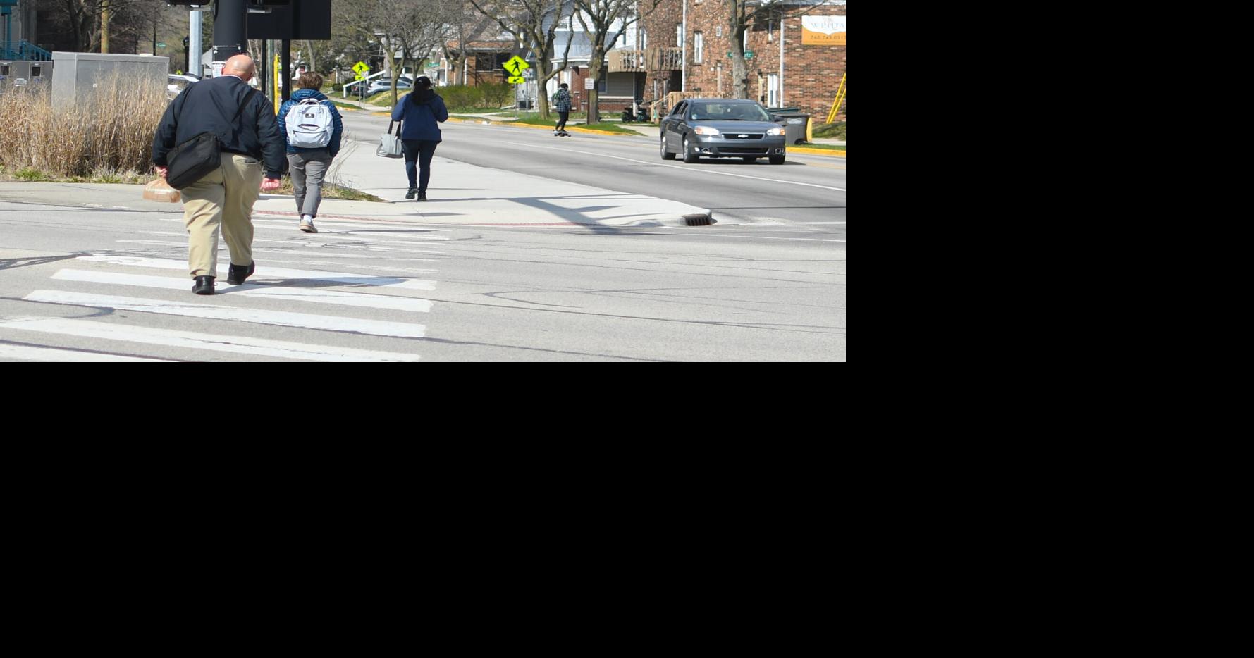 Photo gallery: Northwestern crosswalk pattern | | purdueexponent.org