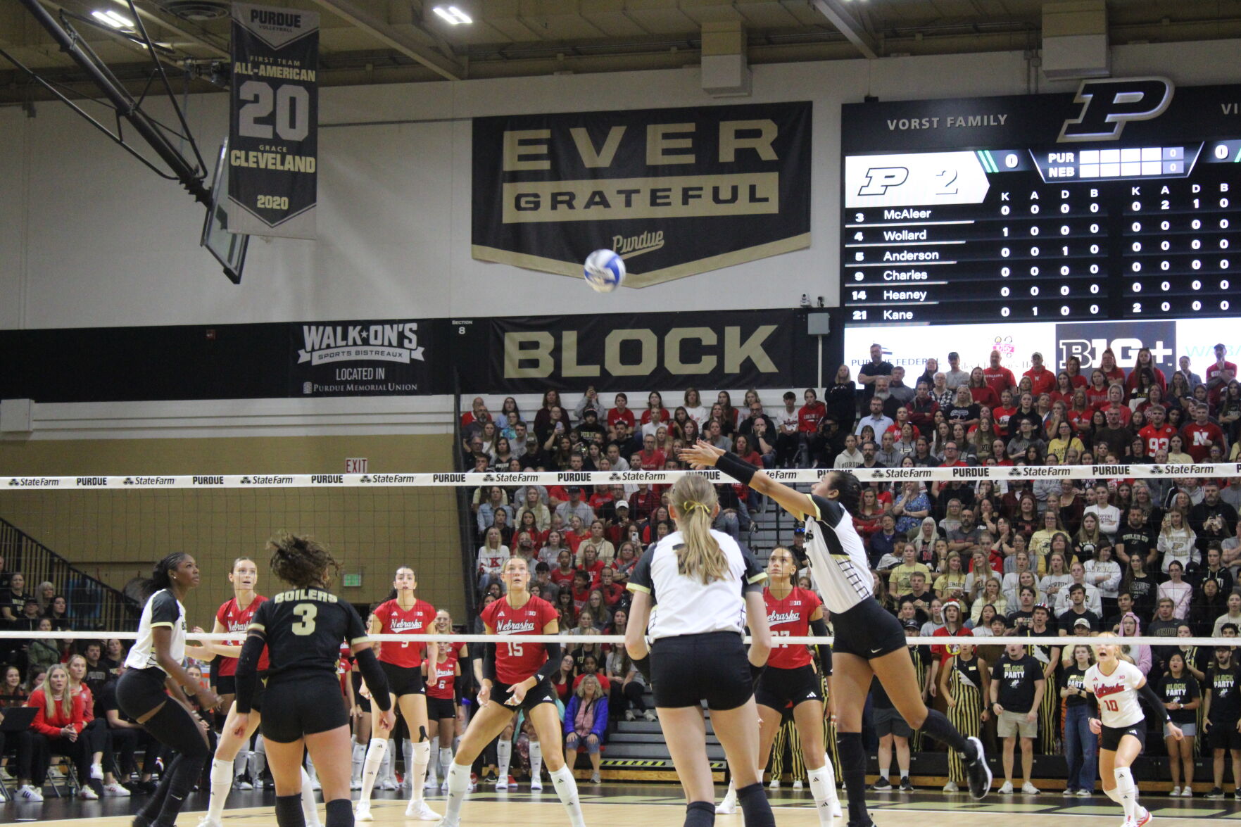 Purdue volleyball loses to No. 1 Nebraska in return home | Volleyball ...