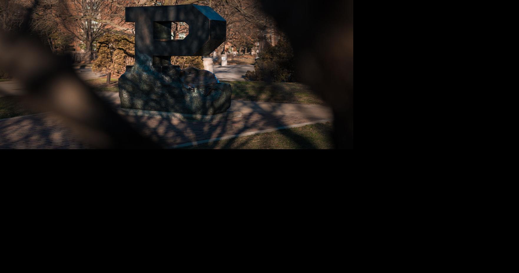 Unfinished “P” statue will glow purple to help raise awareness of ...