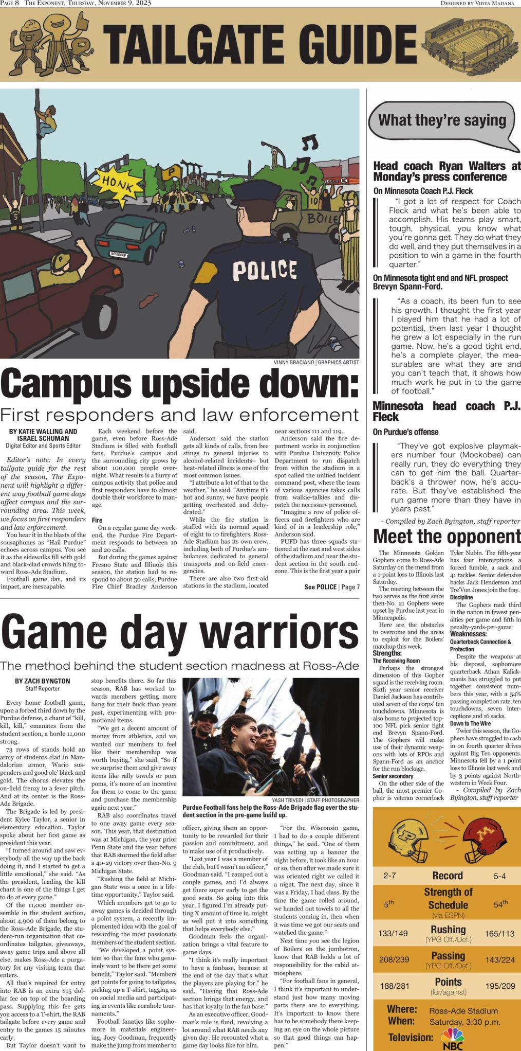 Tailgate Guide November 9, 2023 | | purdueexponent.org