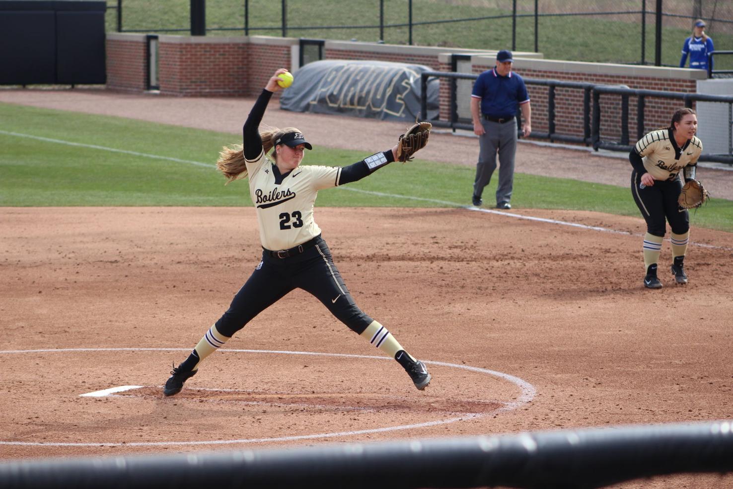 Purdue Softball: Boilers split day, win series | Softball ...