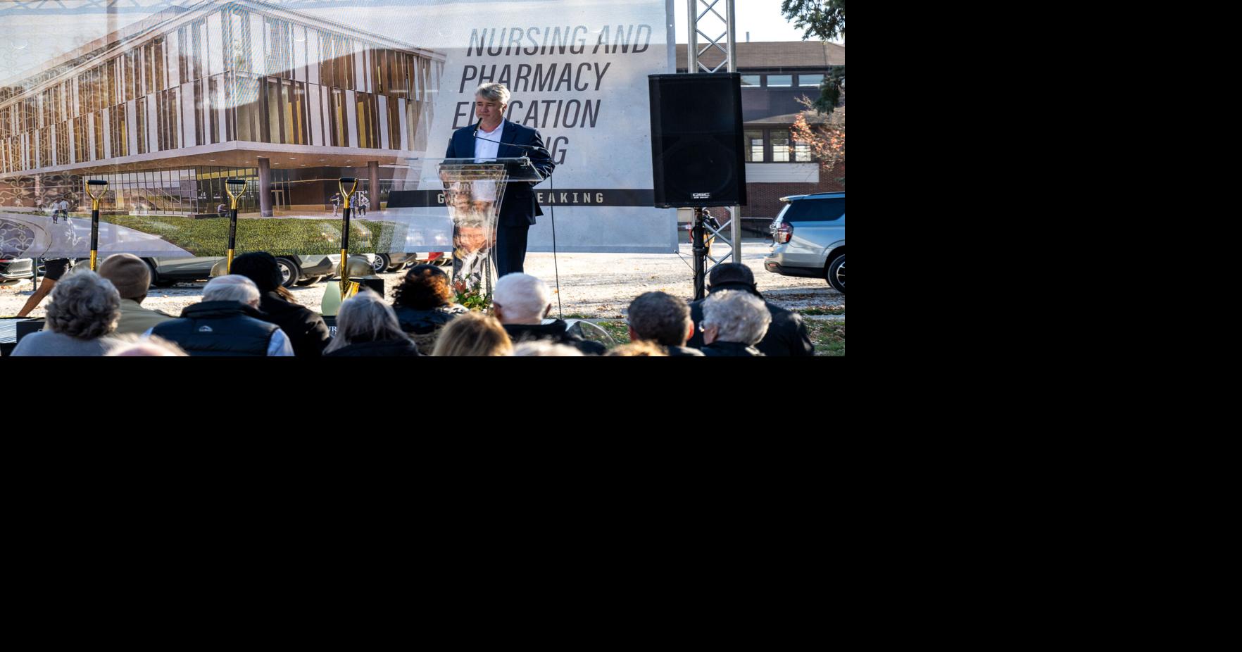 11/10/2023 Interim Dean Aaron Bowman addresses the crowd | Campus ...