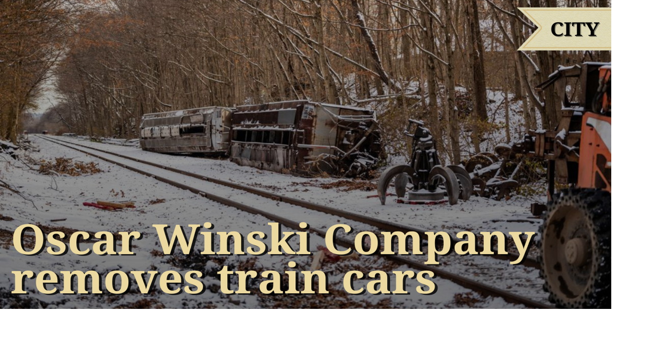 12/17/24 Oscar Winski Company cleaning up derailed train cars | Videos ...