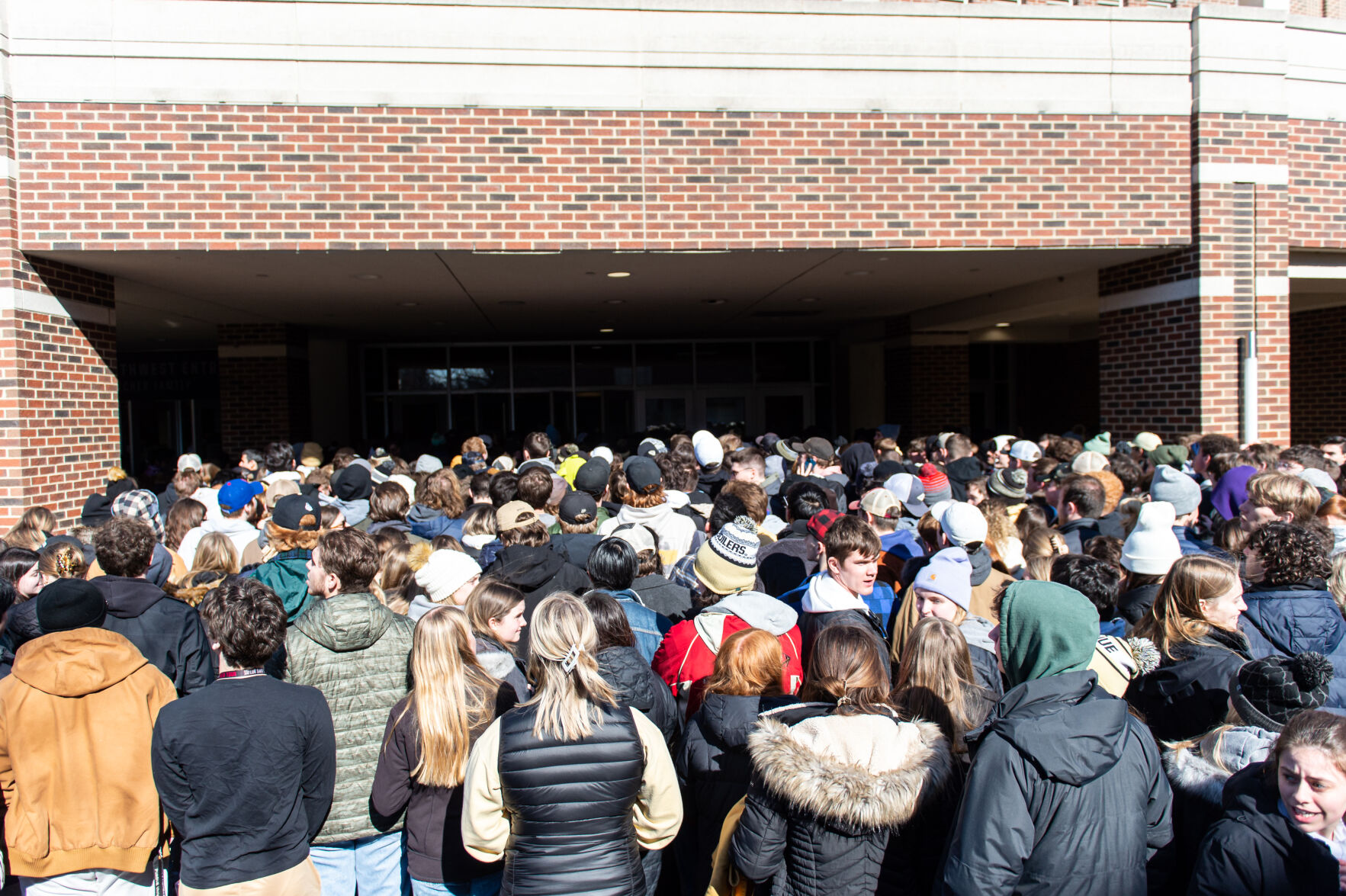 'Survival of the fittest’: Thousands of students ambush Mackey for a ...