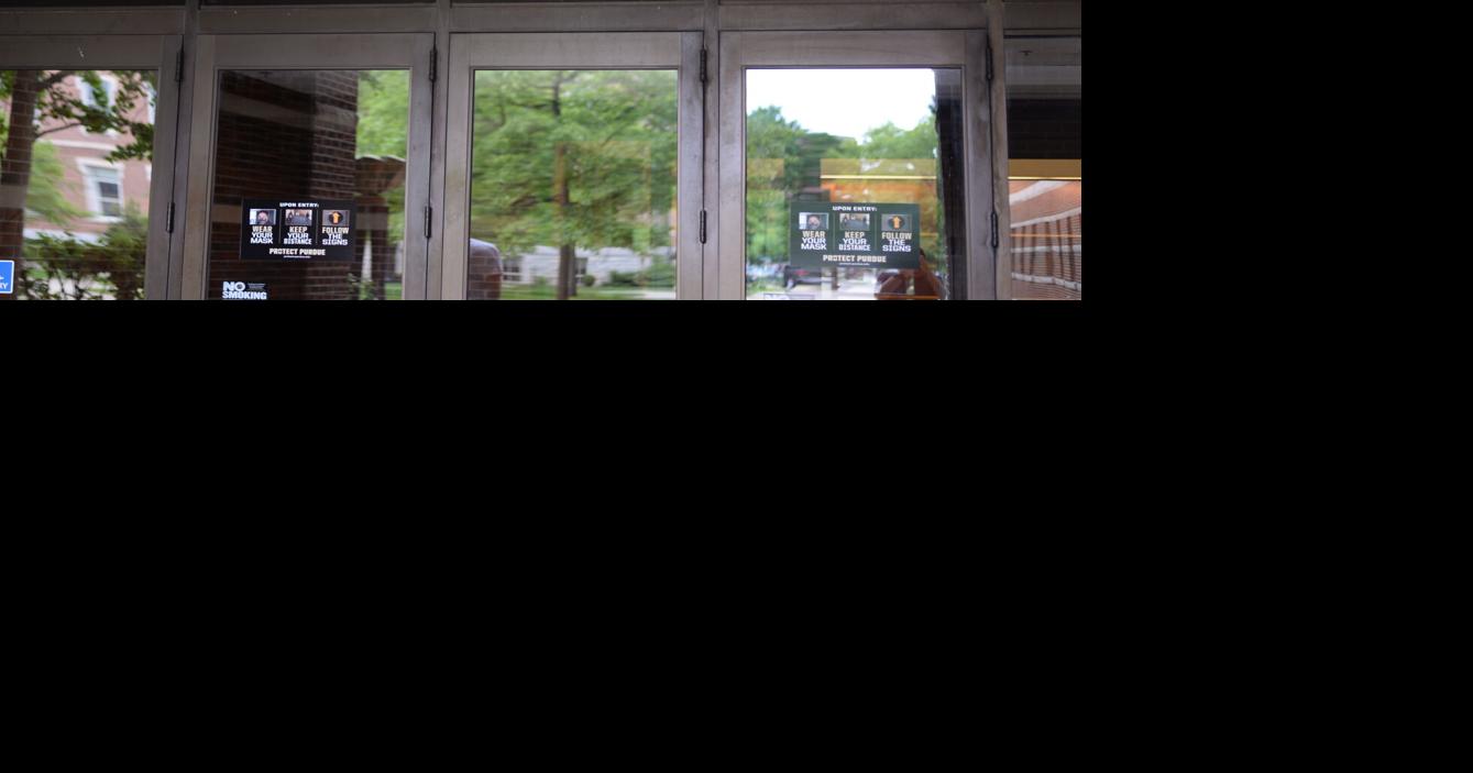 5/19/21 Beering Construction, Front Door | Campus | purdueexponent.org