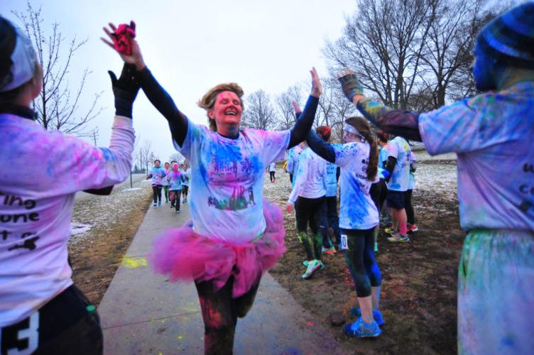 Color Rush runners brave cold for charity | Features | purdueexponent.org