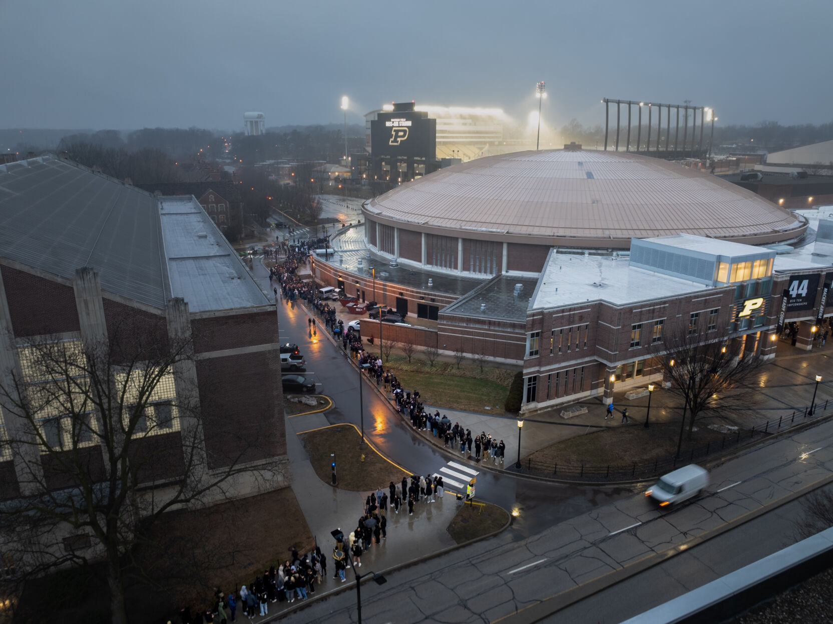 Drone gallery: 1/31/25 Purdue, Indiana crowds | Multimedia ...