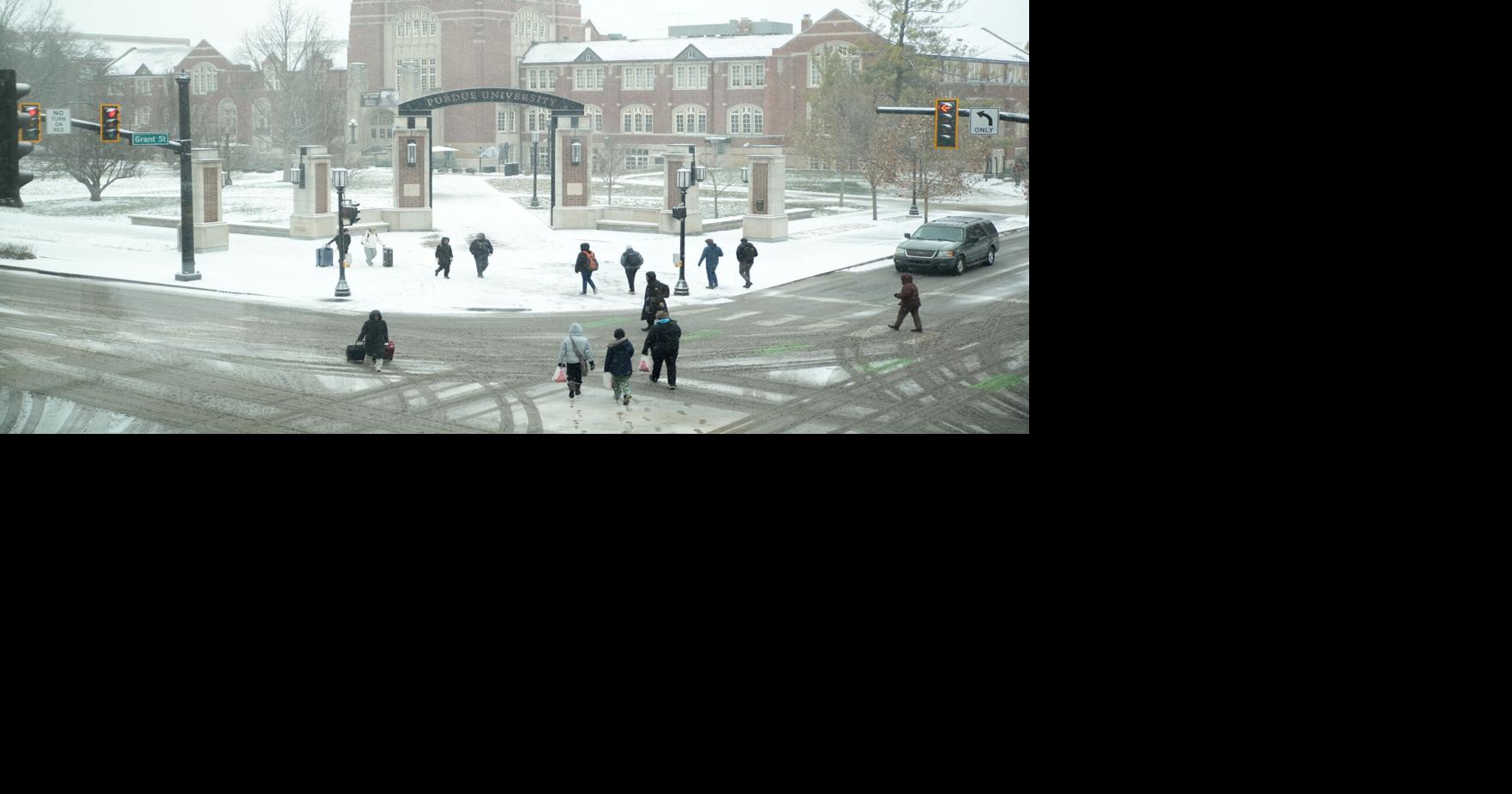 purdue campus winter