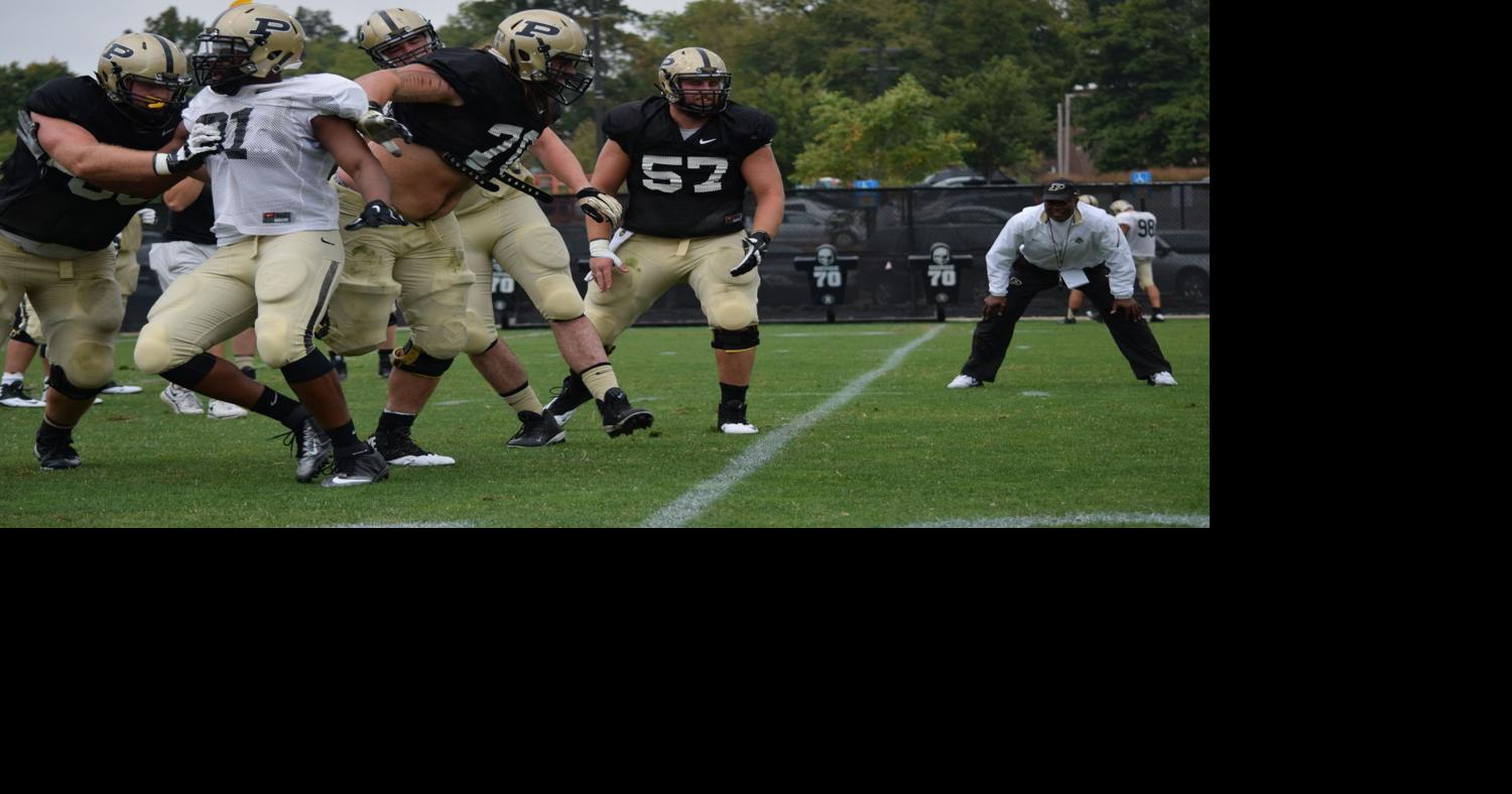 Purdue Football: Offensive line works on specifics | Sports ...