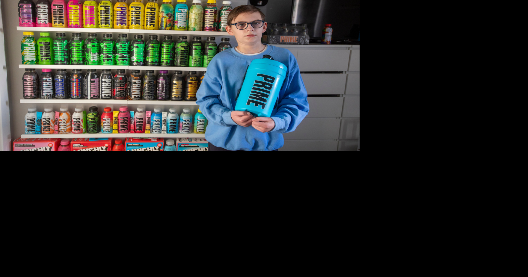 Boy builds $200,000 collection of rare Prime Hydration bottles ...