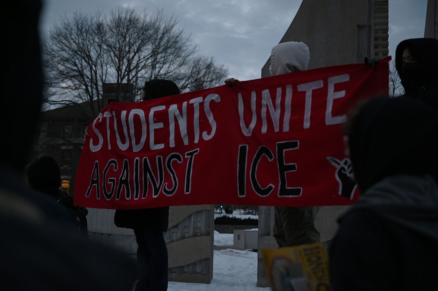 Photo gallery: 2/5/26 Campus ice protest | Multimedia | purdueexponent.org