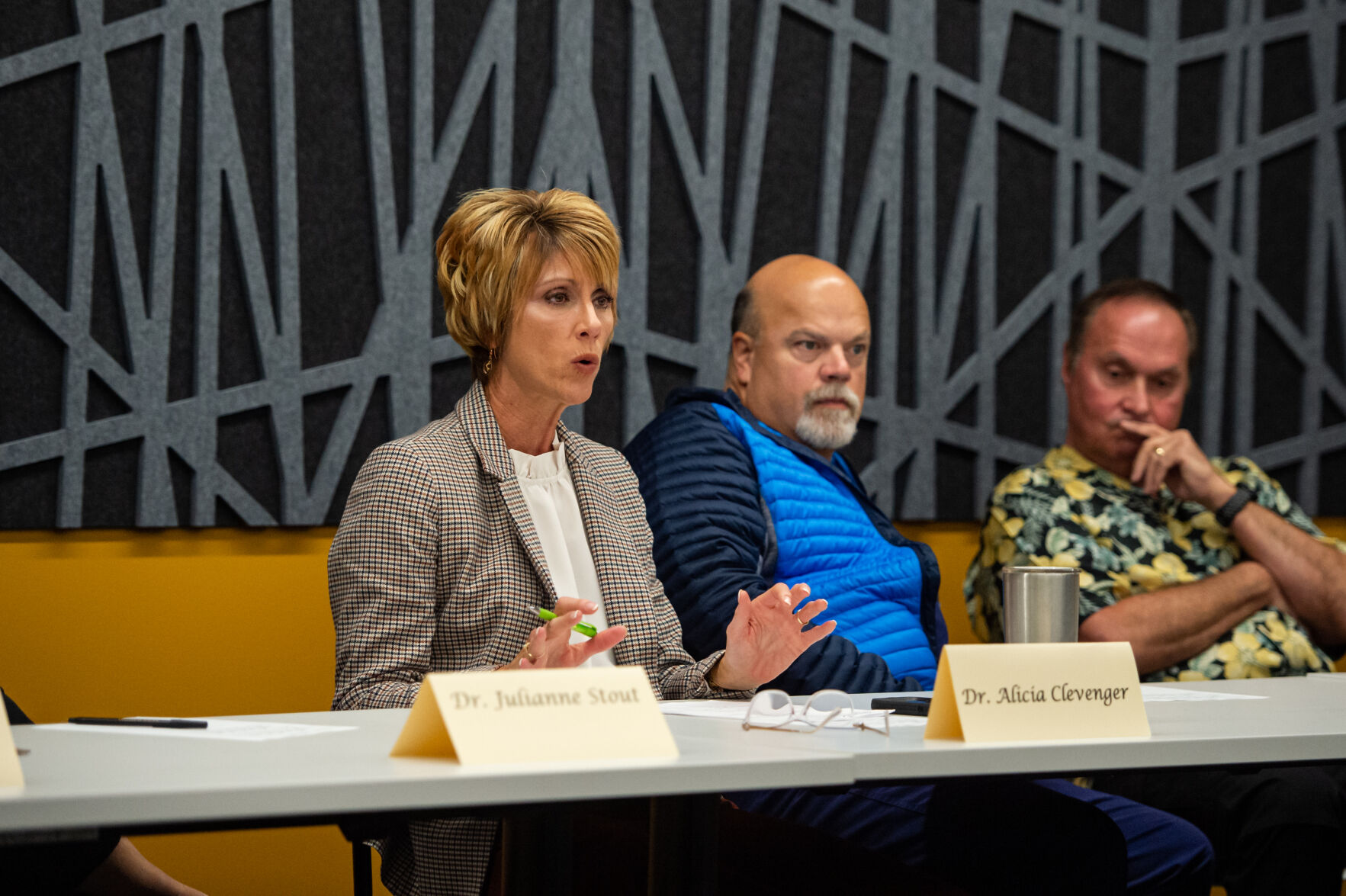 Board of Health hosts quarterly meeting, Dr. Alicia Clevenger converses ...