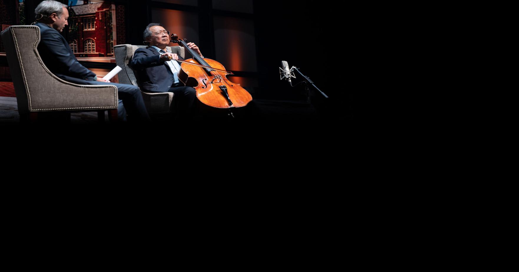 Yo-Yo Ma visits Elliot Hall to speak about music and arts | Campus ...