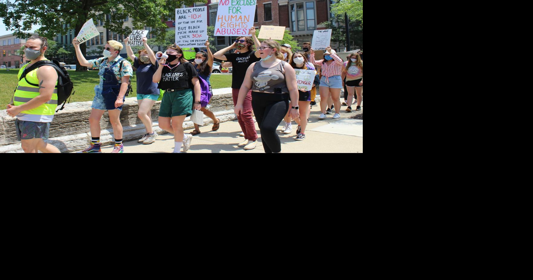 Fourth of July spurs protests in downtown Lafayette | City State ...