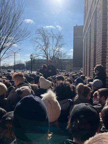 'Survival of the fittest’: Thousands of students ambush Mackey for a ...