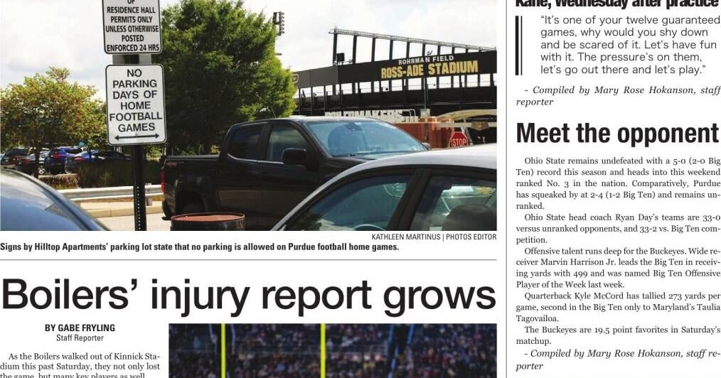 Tailgate Guide October 12, 2023 | | purdueexponent.org