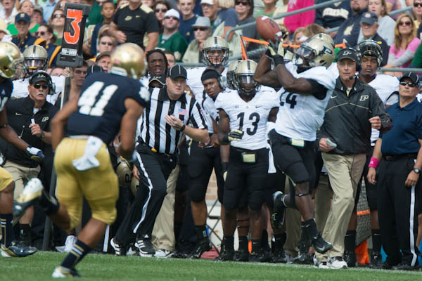 9/8/12, Football vs. Notre Dame | Football | purdueexponent.org