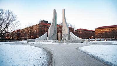 purdue campus winter