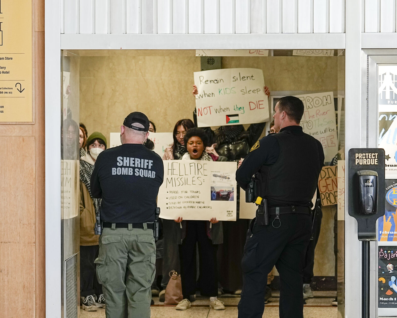 Photo gallery: YDSA and SJP protest against Lockheed Martin keynote ...