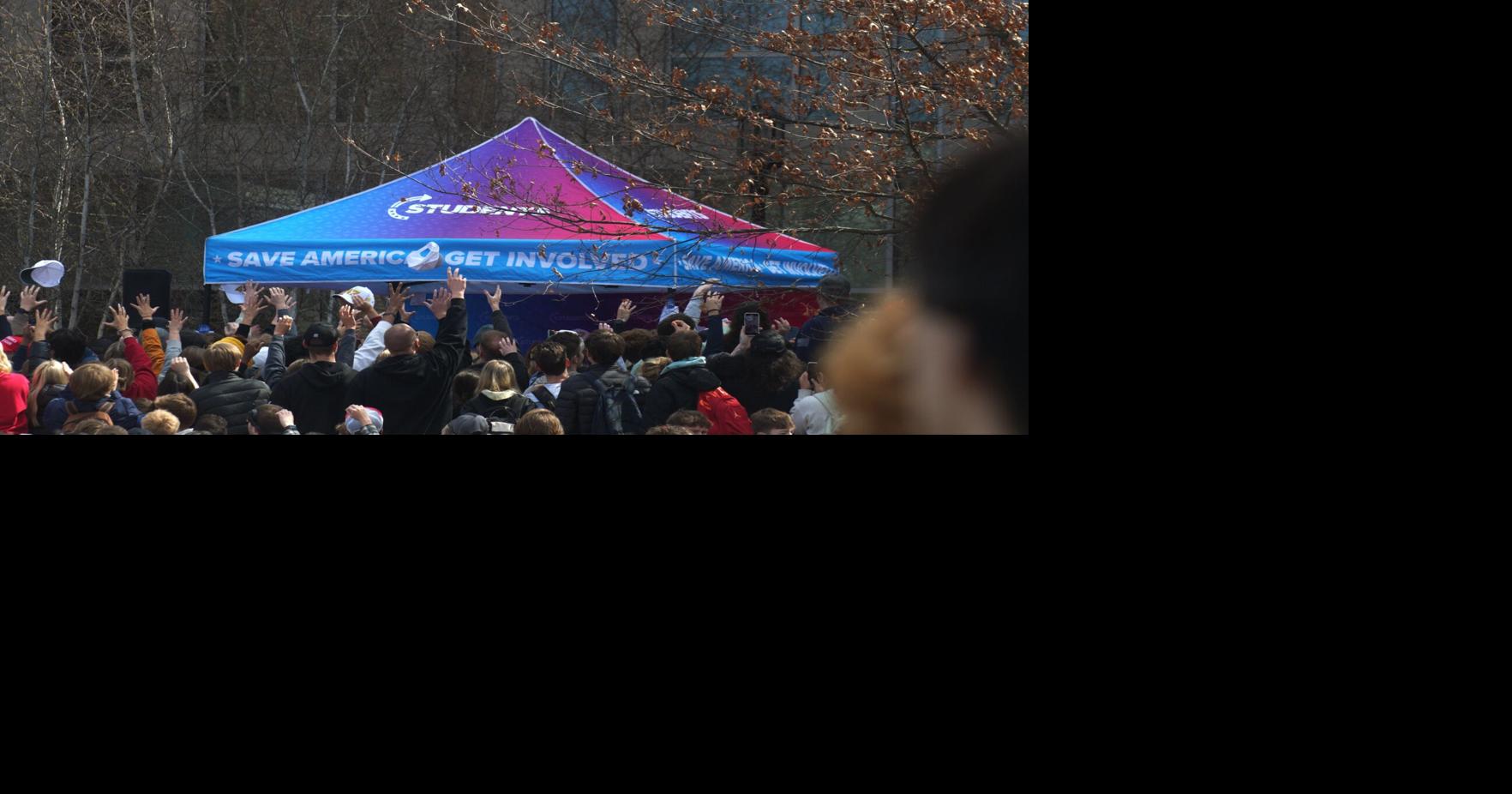 Charlie Kirk attendees say crowd full of shoving, harassment | Campus ...