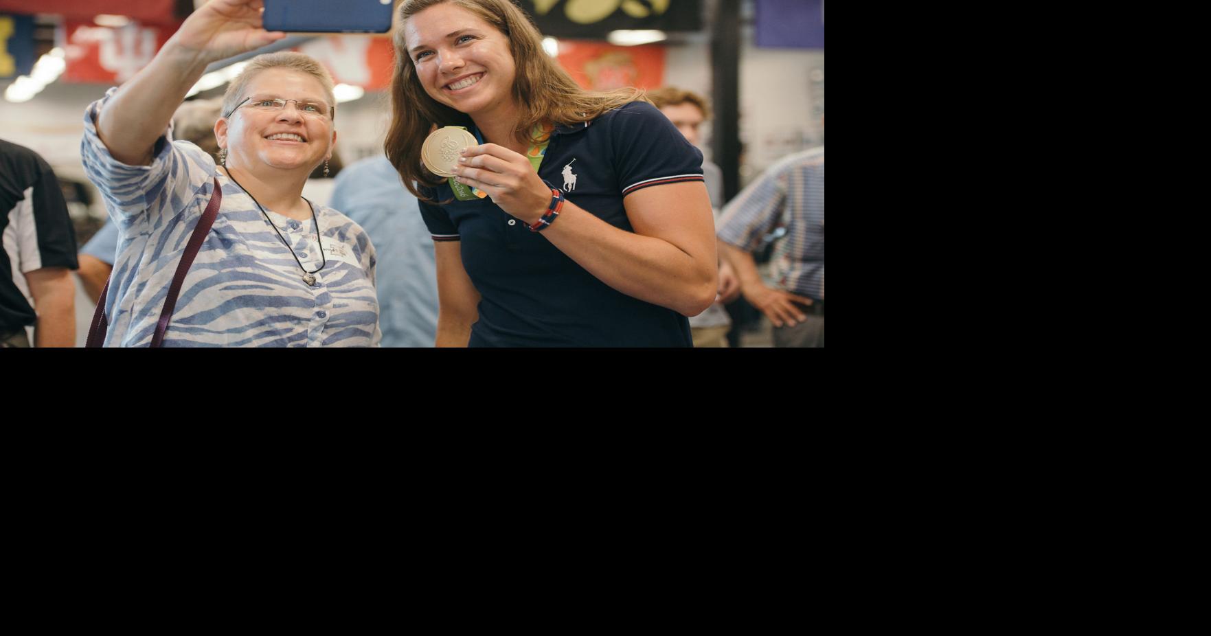 Olympic gold medalist Amanda Elmore honored with reception at Purdue ...